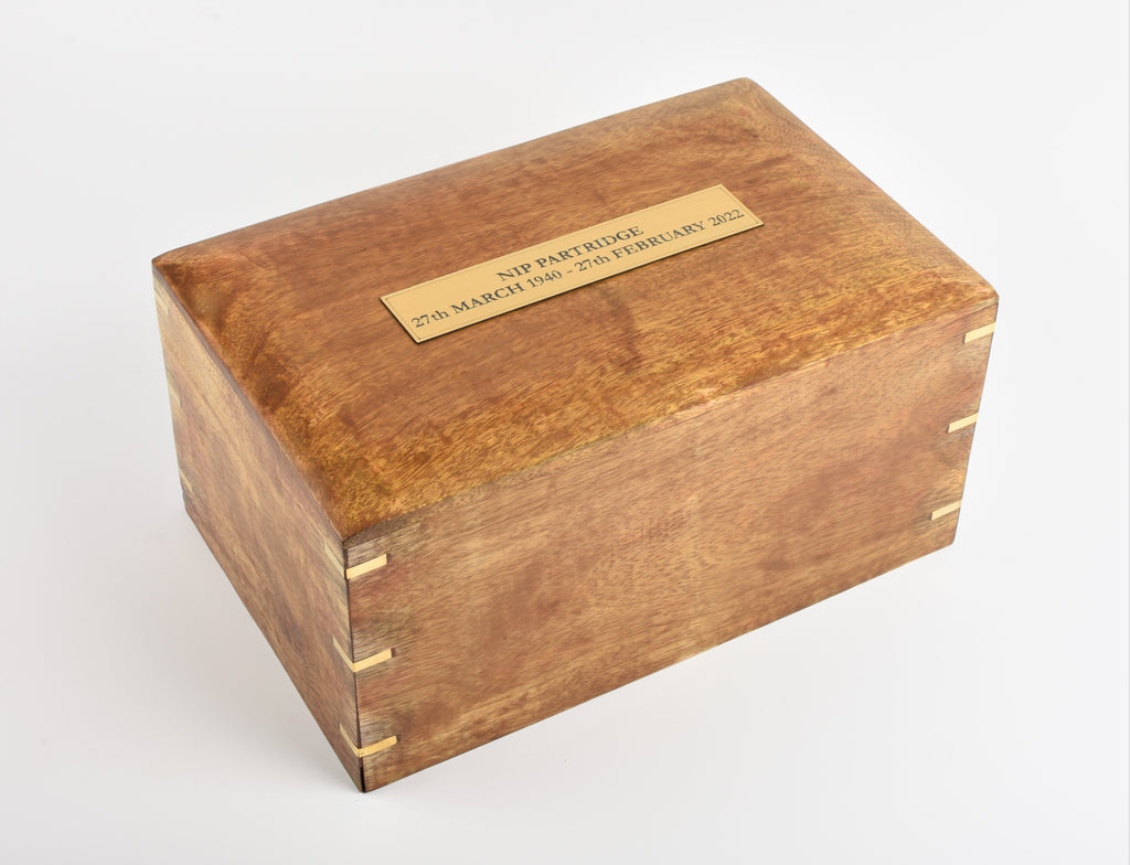 Extra Large Double Capacity Solid Wood Casket – UrnsWithLove